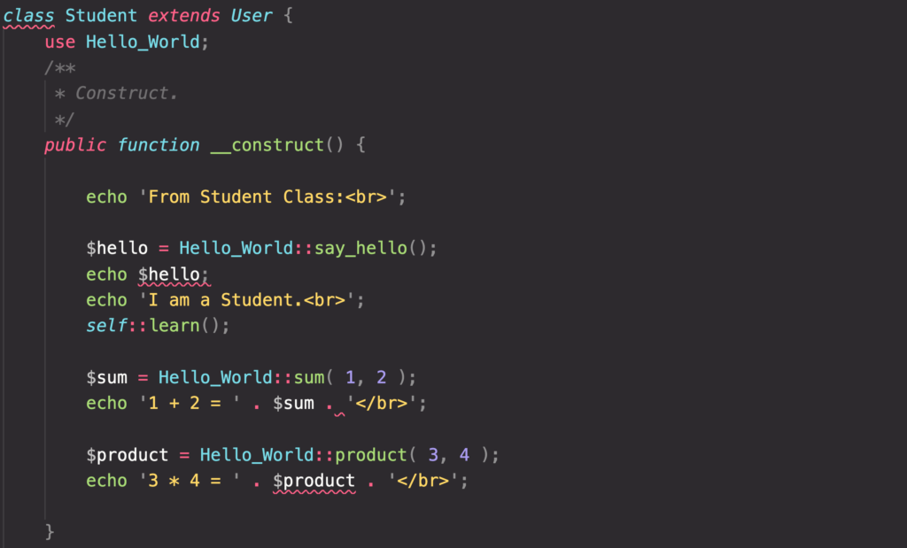 php 用trait 解决单继承问题实例 – 米诺的后花园